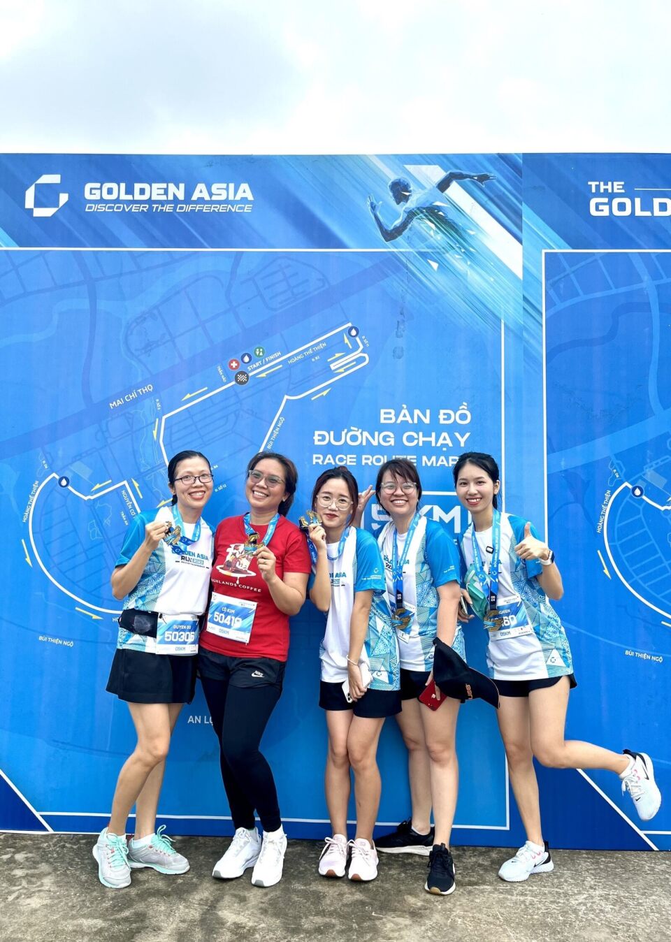 Nearly 100 Highlanders completed The Golden Asia Run 2023 race ...